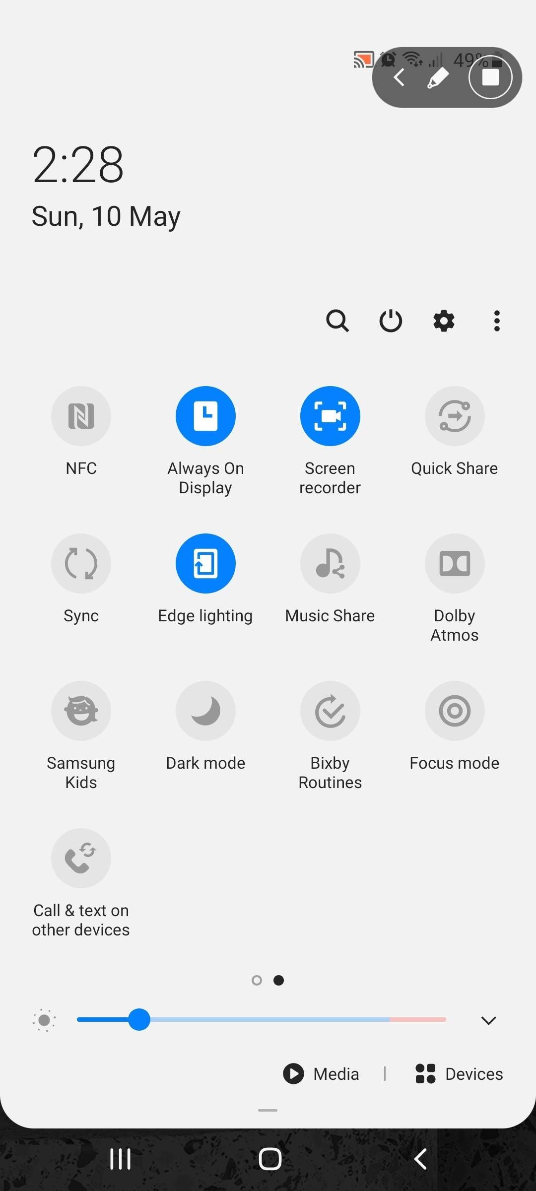 Notification Panel - Samsung Members