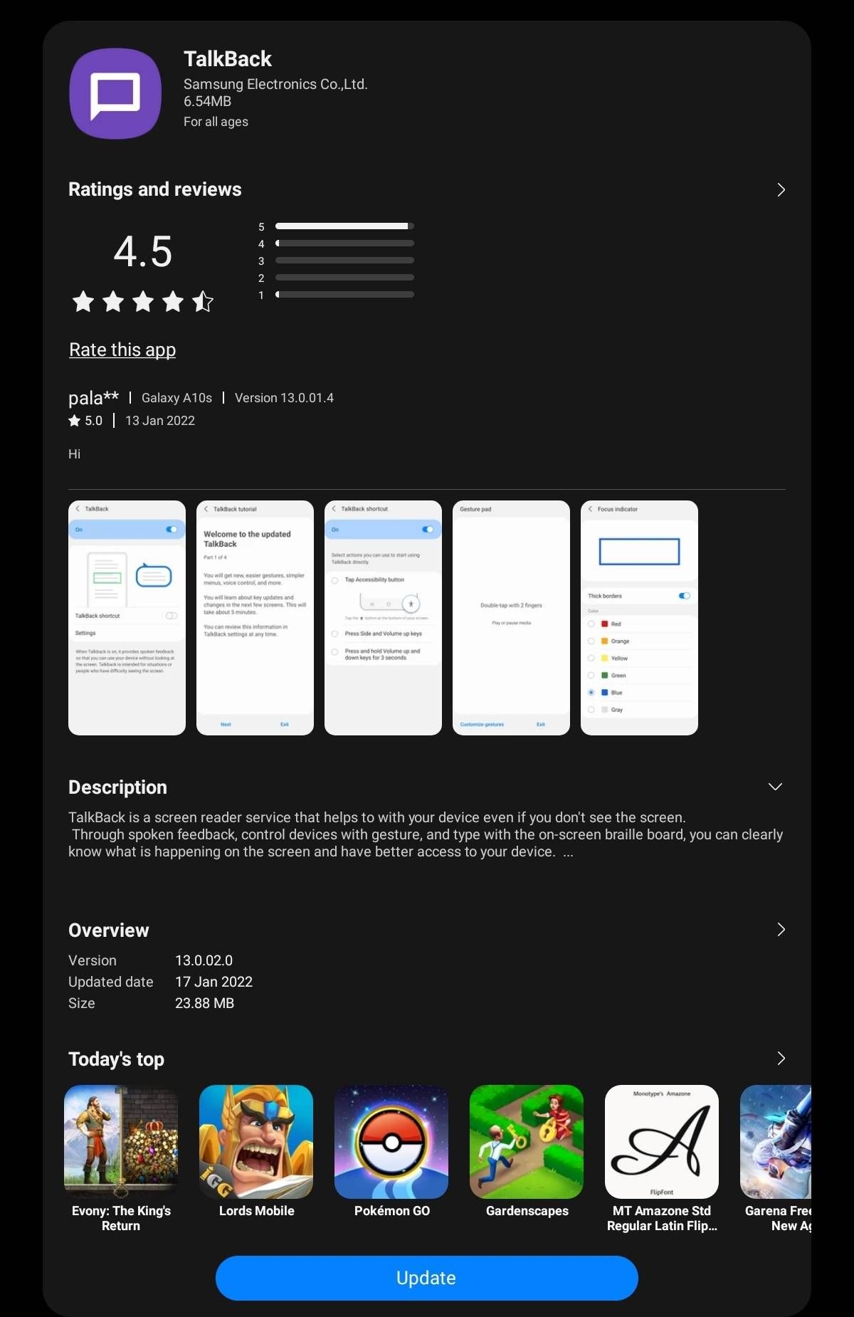 🔥 TalkBack New update ⚡ - Samsung Members