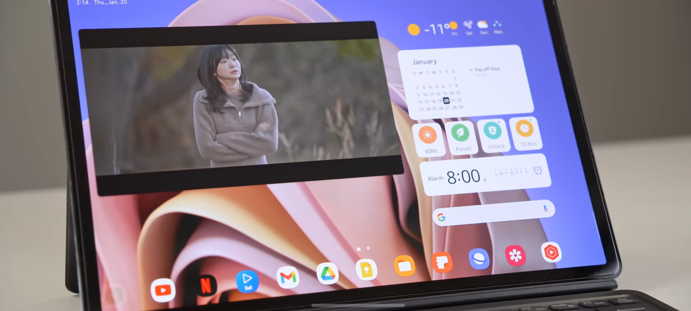 Tab Home Screen Looks Cool With This Wallpaper 😍 - Samsung Members