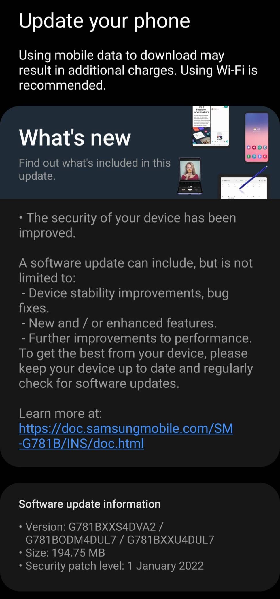 Security Patch update 1st Jan 2022 - Samsung Galax... - Samsung Members