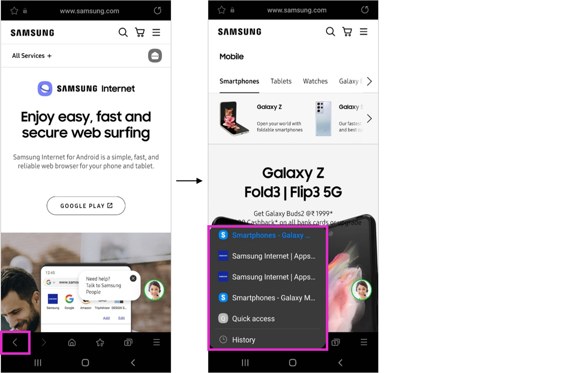 Samsung Internet Browser | Tips and Tricks - Samsung Members