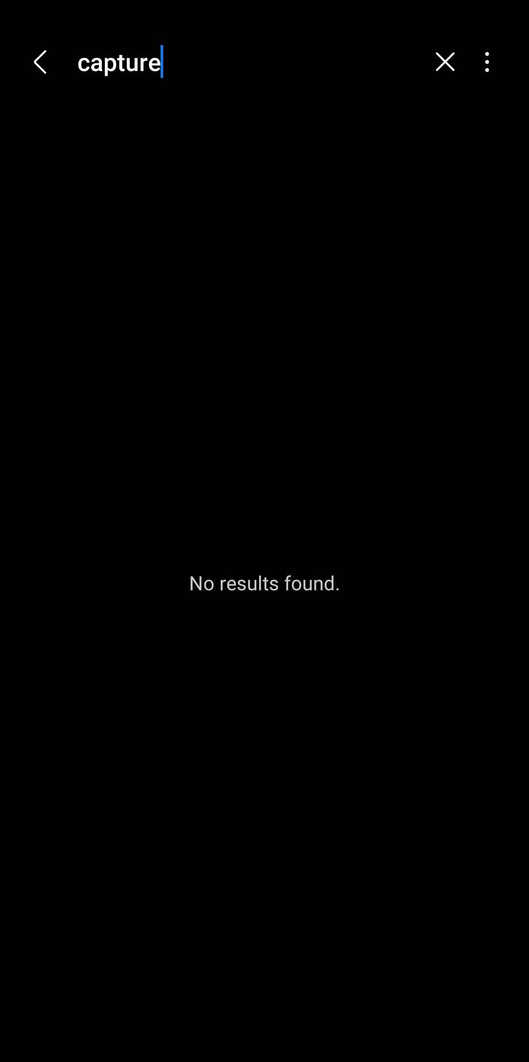 Screen shot failure - Samsung Members