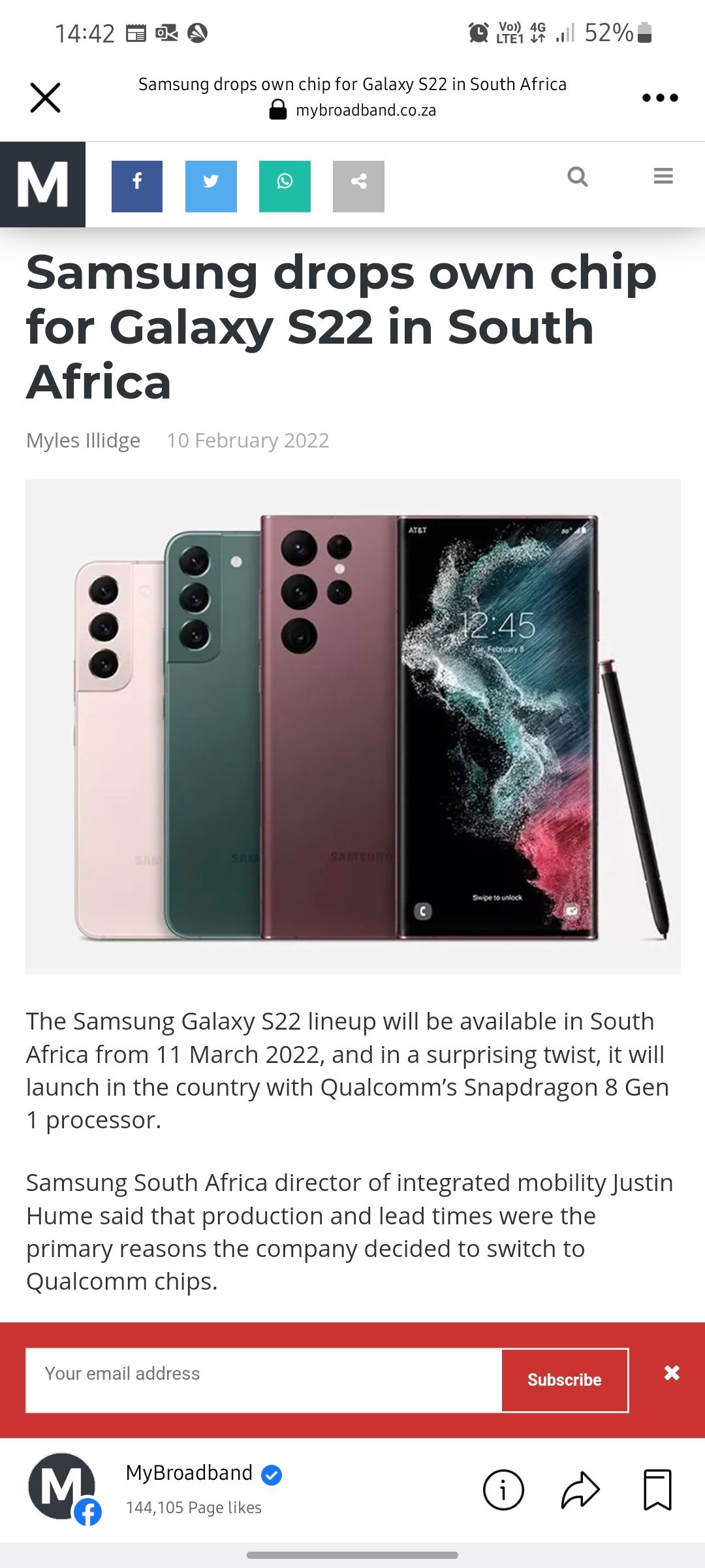 Samsung Galaxy S22 series chip - Samsung Members