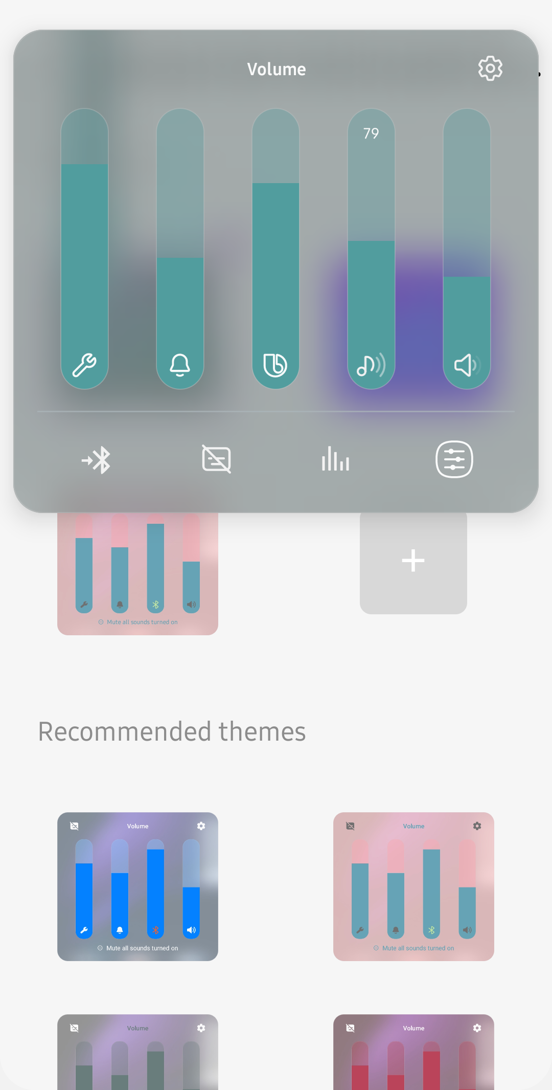 You can now change the colours of the volume panel... - Samsung Members