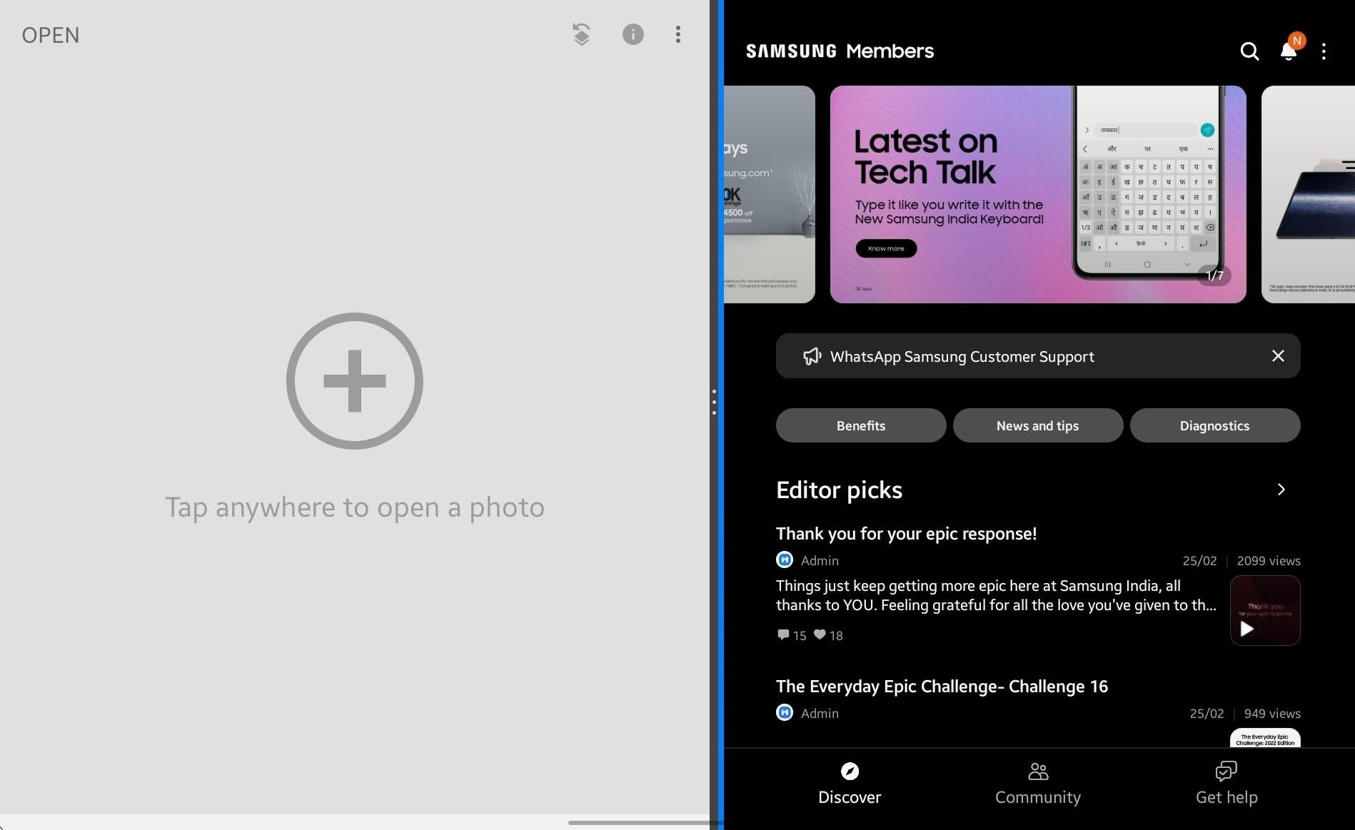 Split Screen- Core UI vs Full One UI - Page 3 - Samsung Members