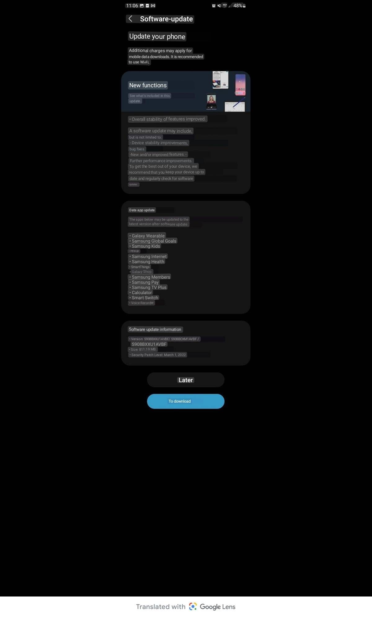 Galaxy S22 Ultra Gets Security Patch Updates in Eu... - Samsung Members