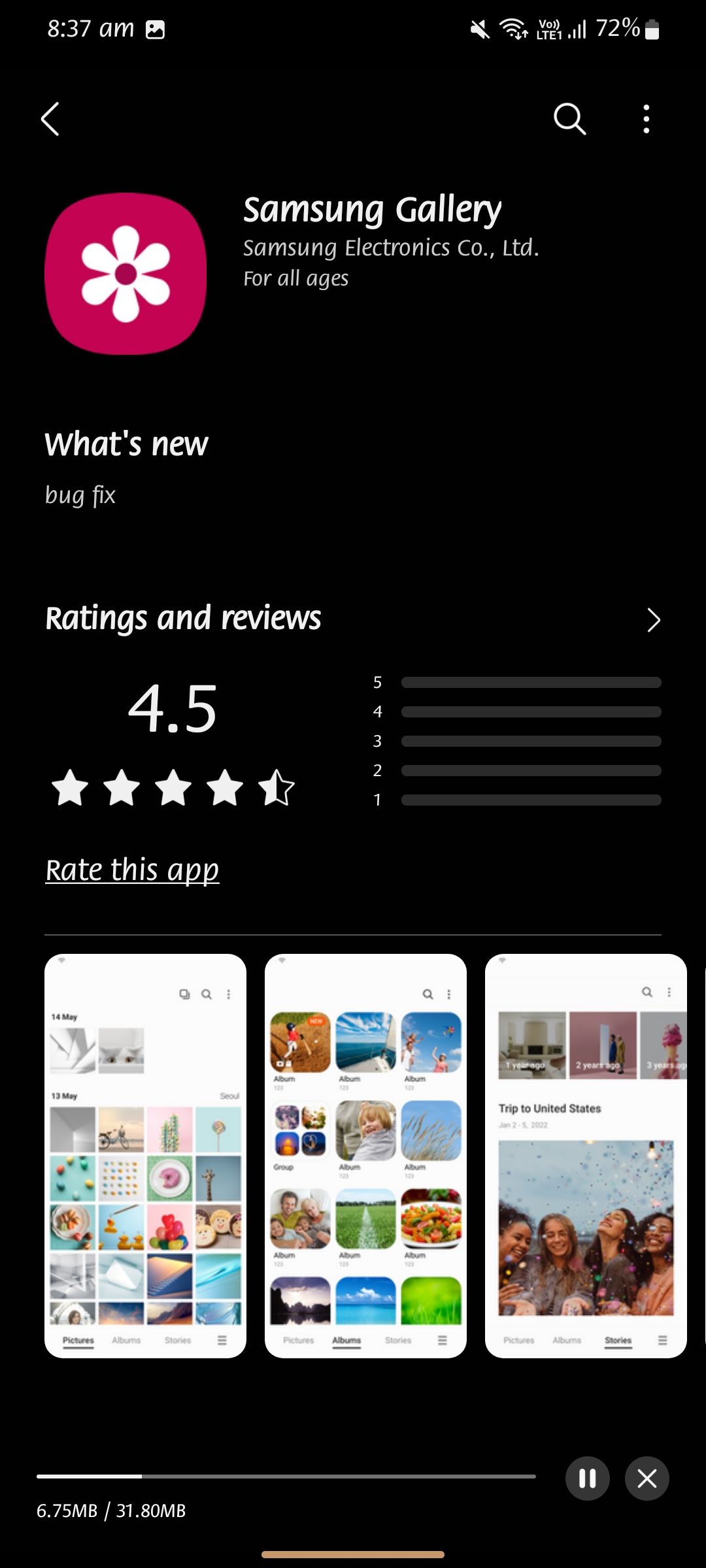 Samsung gallery app update - Samsung Members
