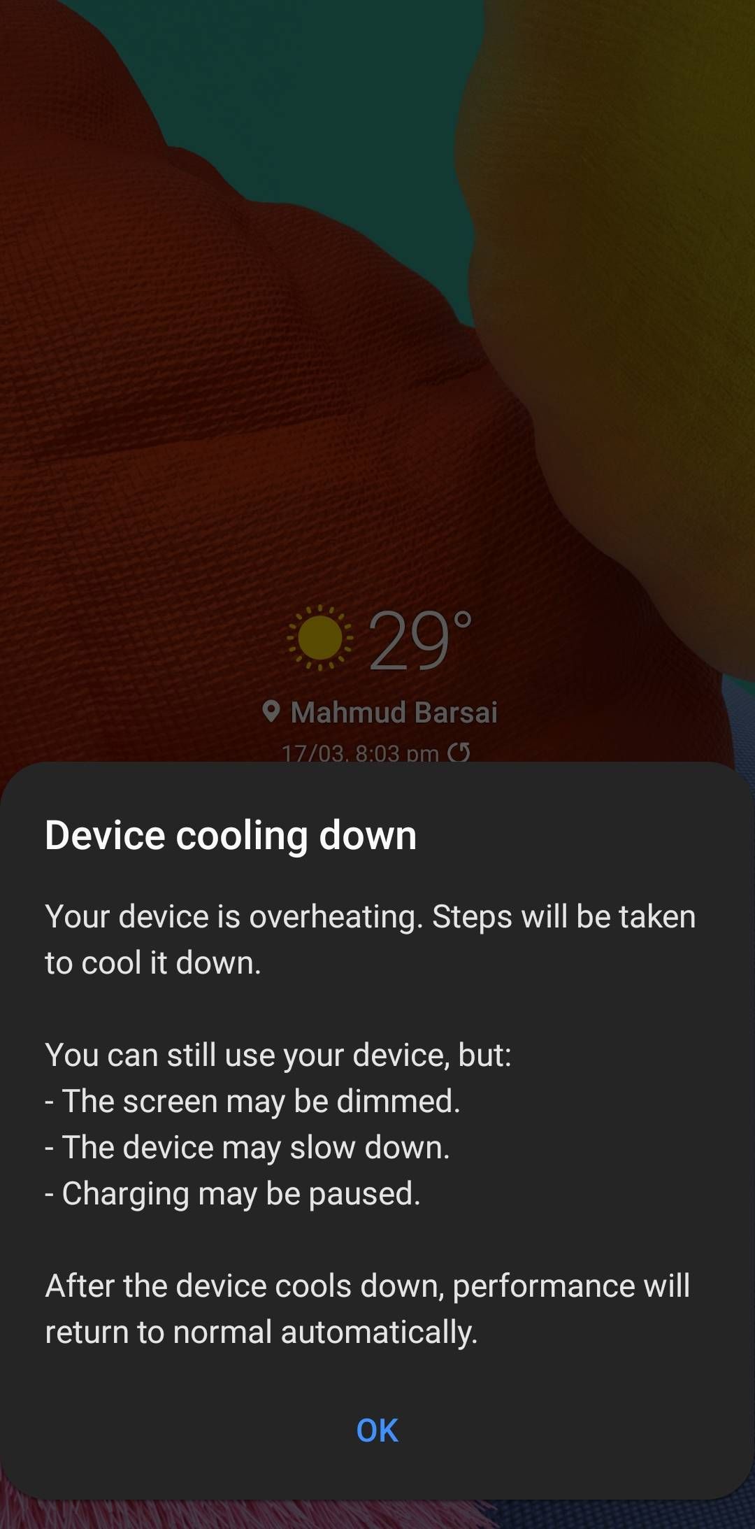 Device Overheating - Samsung Members