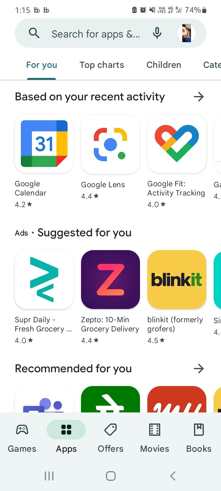 Playstore New update - Samsung Members
