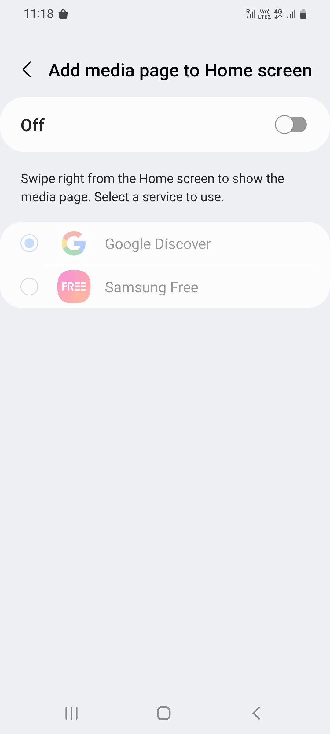 Add Google Discover to swipe right in Home screen ... - Page 2 ...