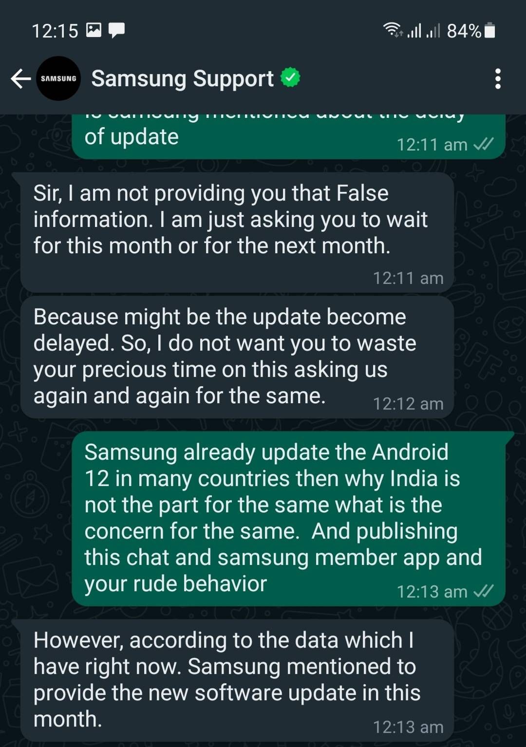 Delay in android 12 update for samsung A51 and de... - Samsung Members