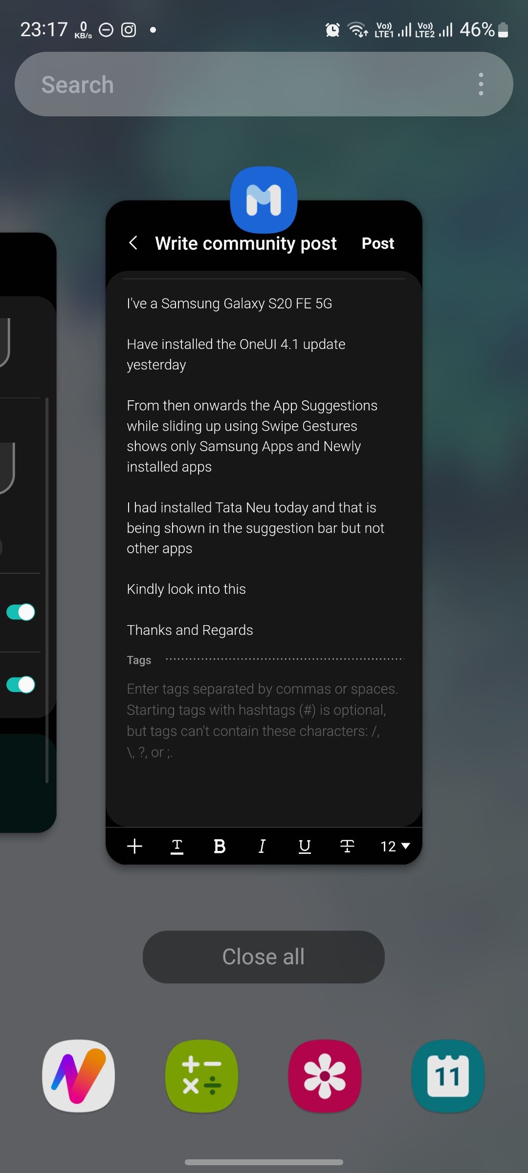 App Suggestions showing only Samsung Apps and newl... - Samsung Members