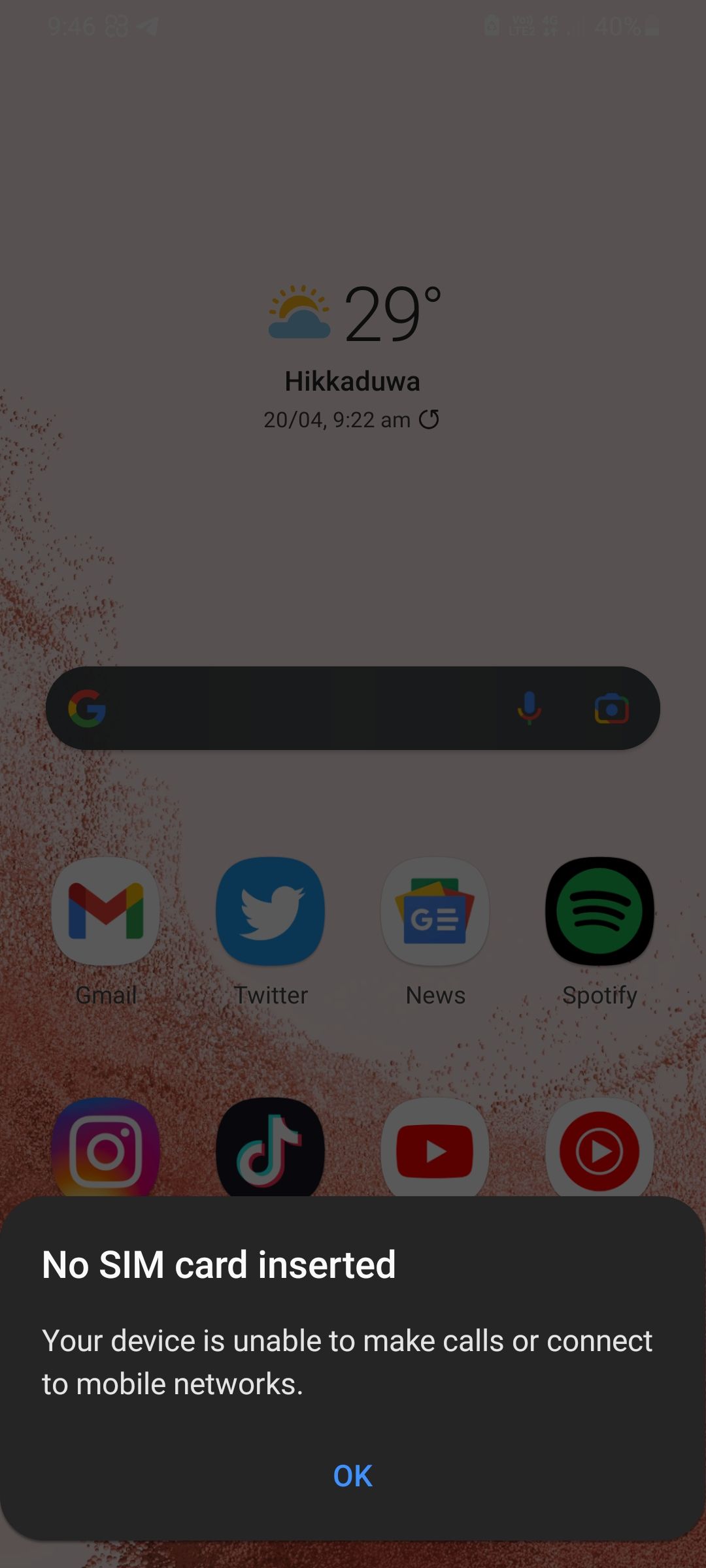 Solved: Mobitel sim card not showing on Samsung A70 - Samsung Members