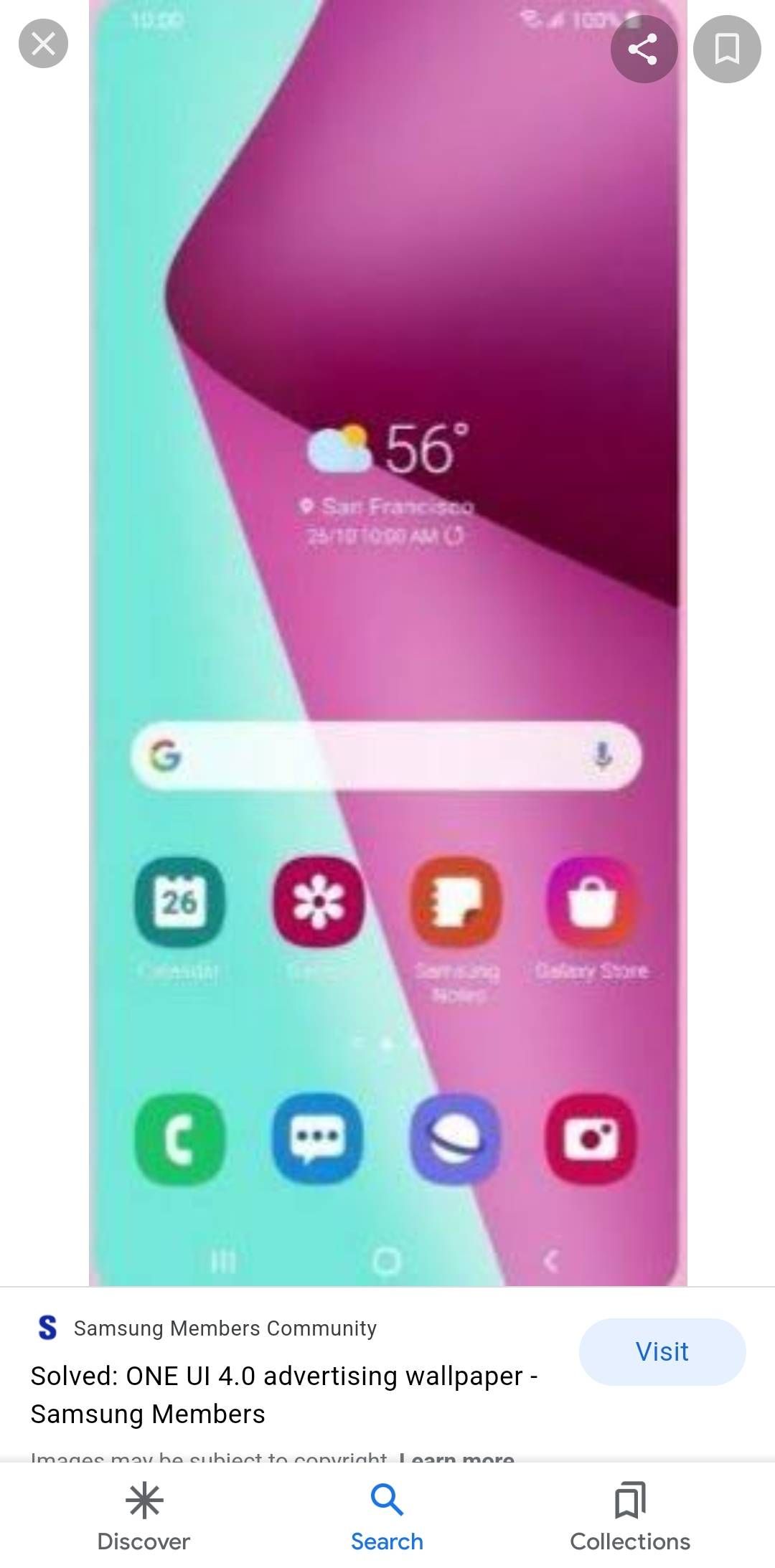 One ui advertising wallpaper - Samsung Members