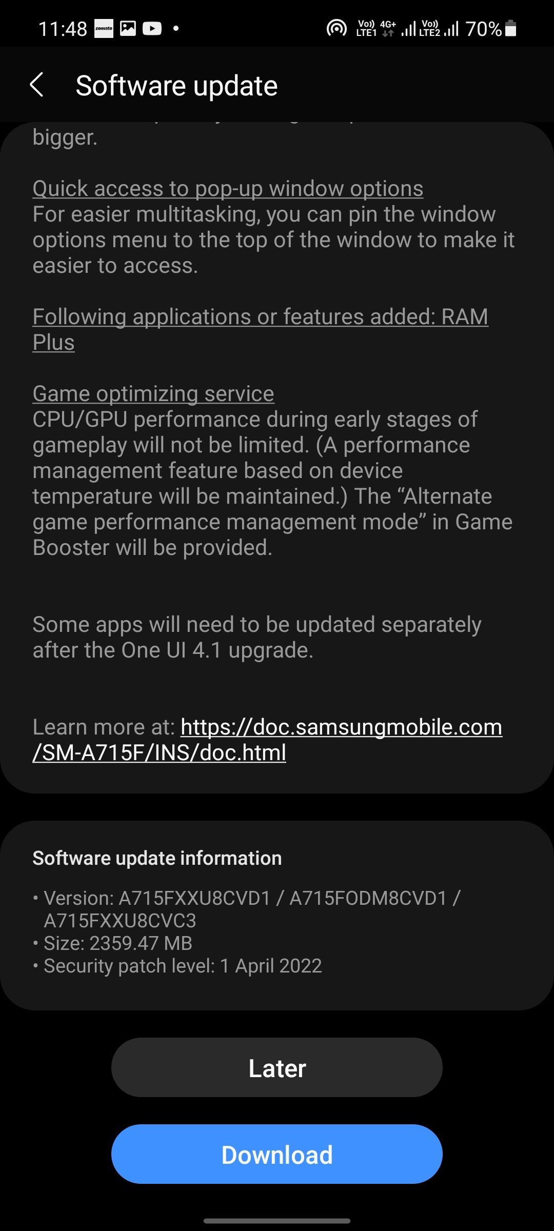Finally Android 12 update has arrived 🥳😍💥 - Samsung Members