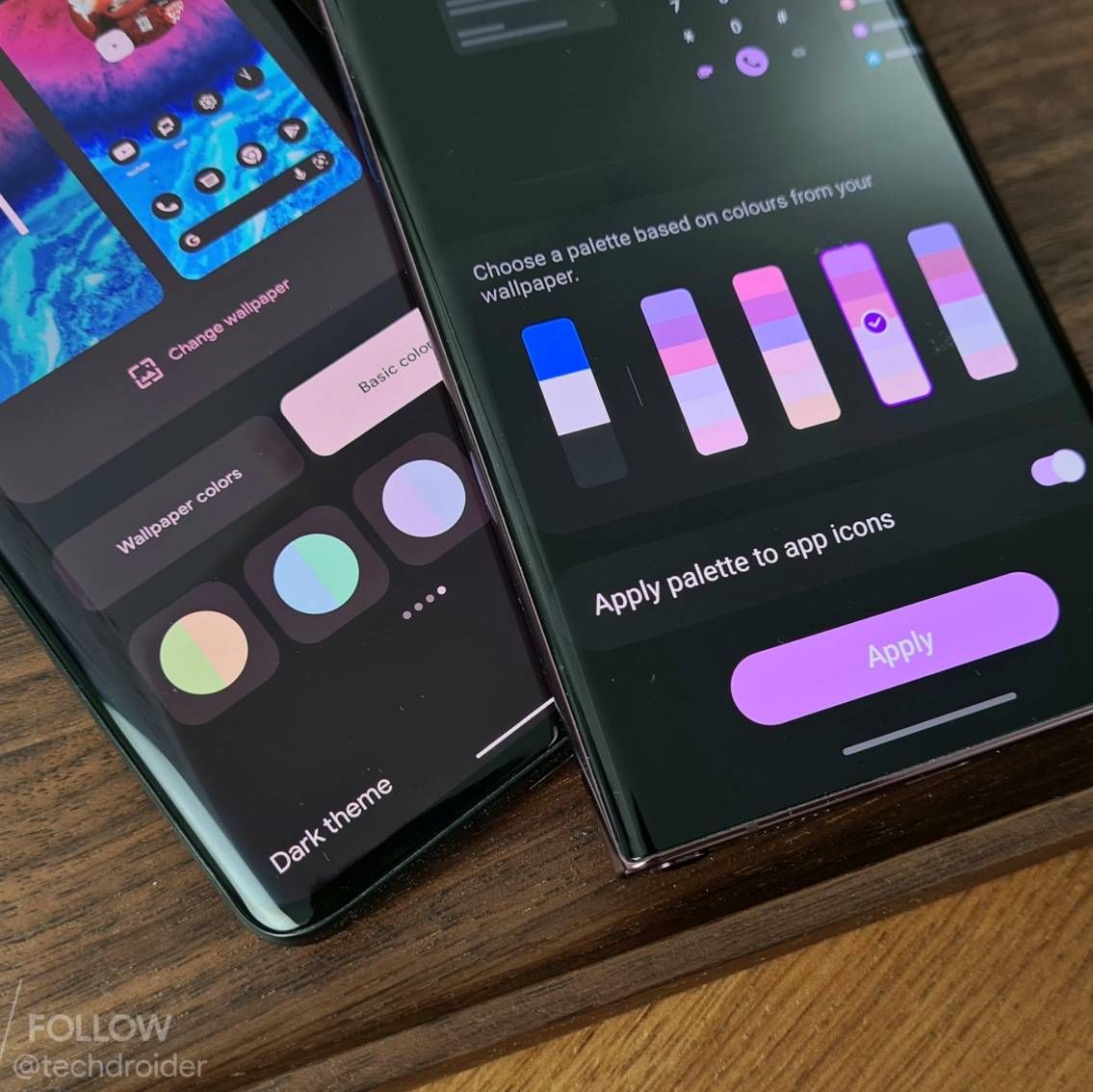 Android 13 vs One UI 4.1 ( Android 12 ) - Material... - Samsung Members