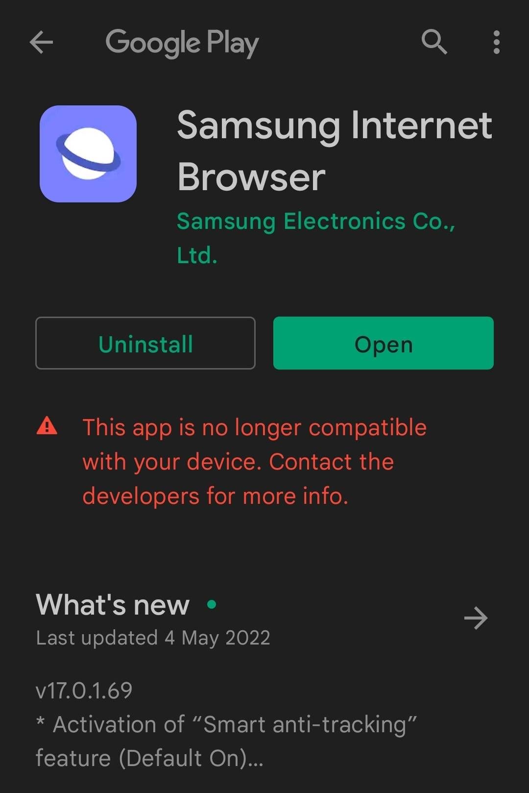 Samsung Internet Browser Update | Version 17.0 - Samsung Members