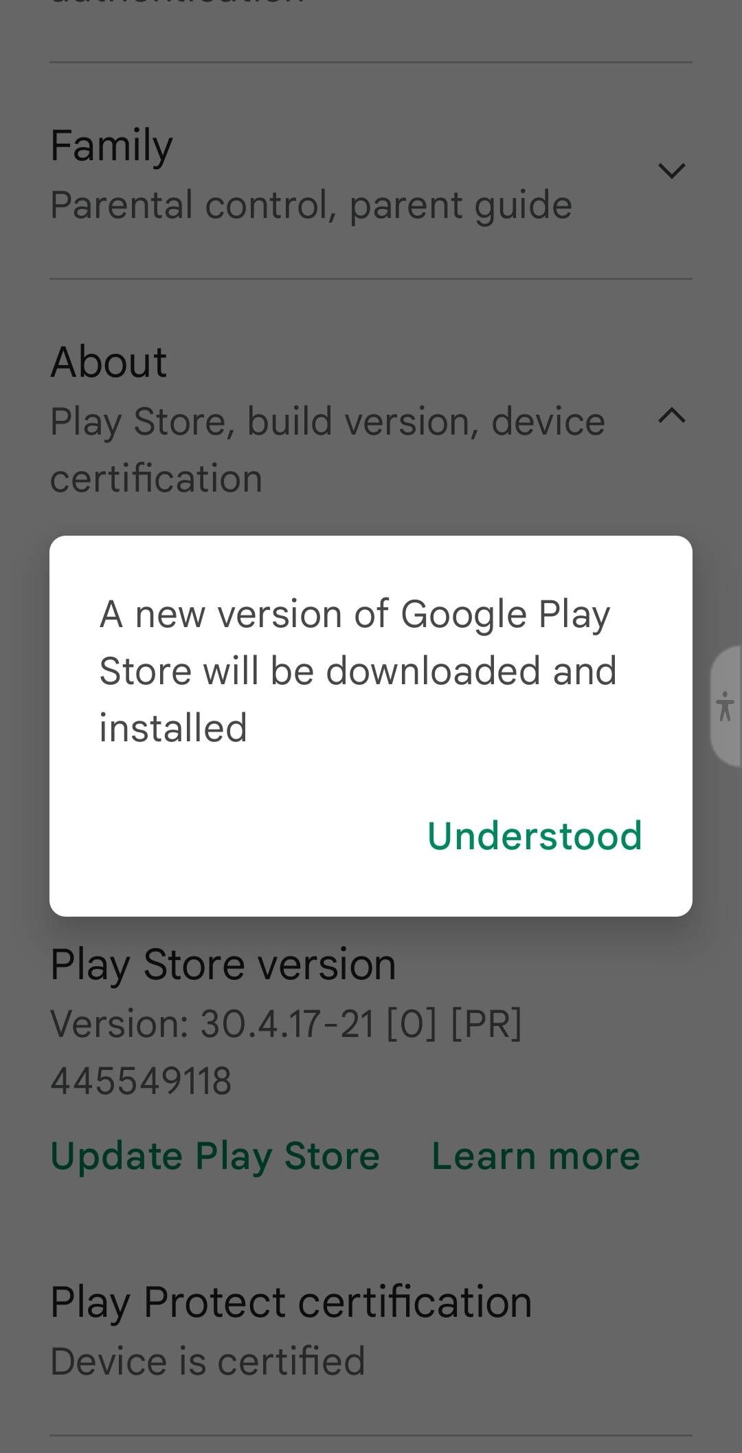 New version of Google Play Store available - Samsung Members