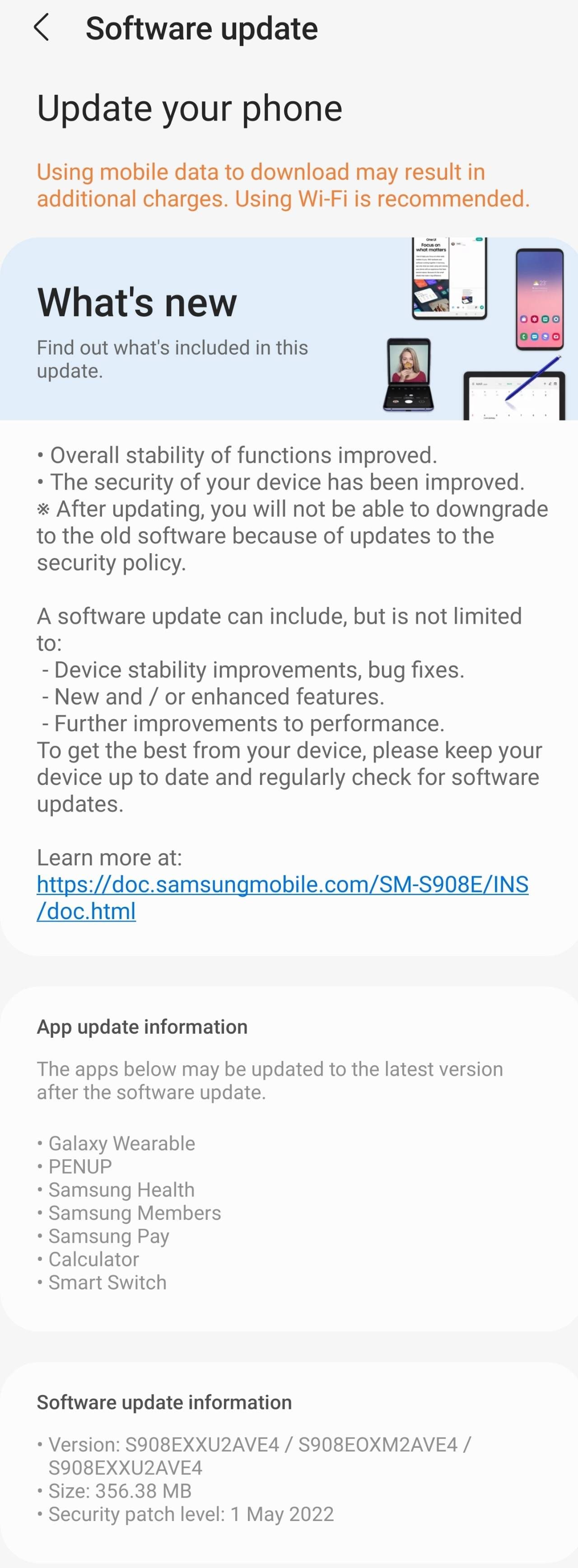 S22 Ultra 2nd software update in May - Samsung Members