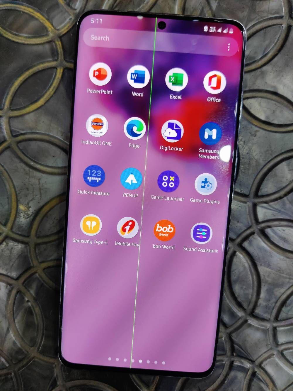 Green line on the display - Samsung Members