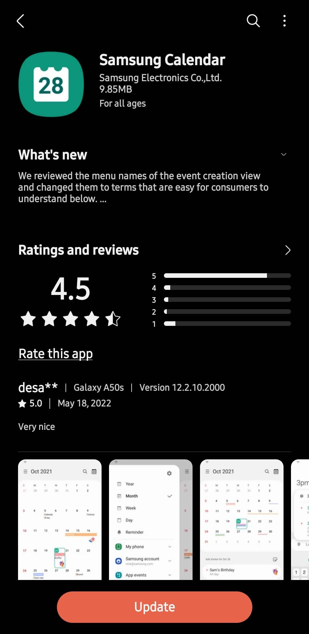 App Update Available - Samsung Members