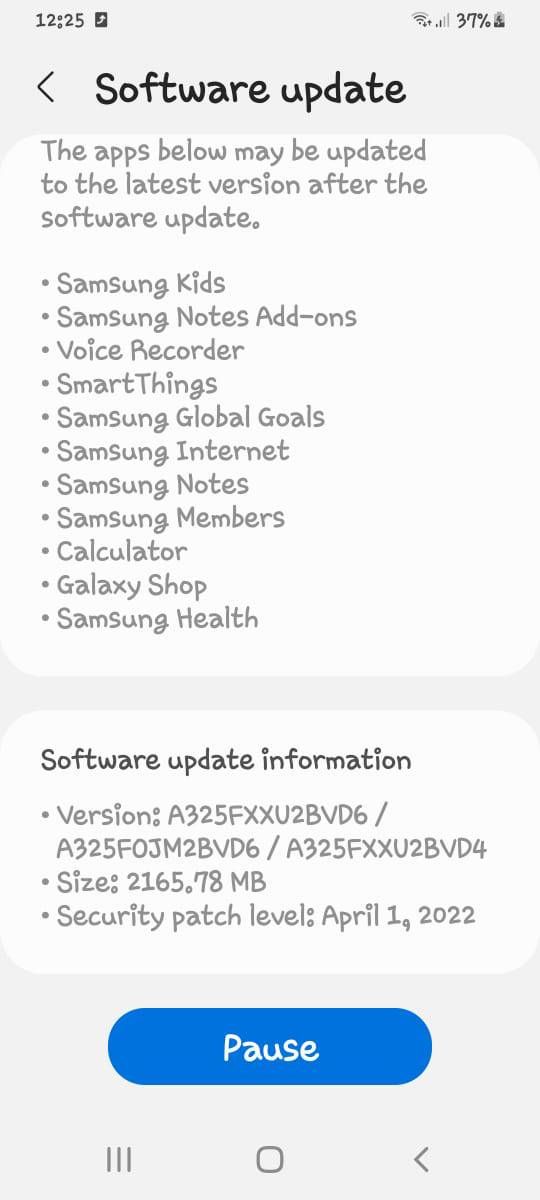A32 Android 12 Update - Samsung Members