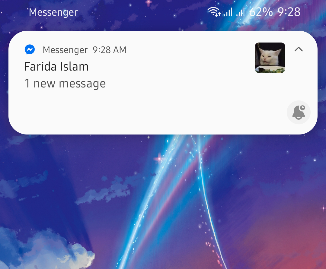 Minimized Notification pop up - Samsung Members