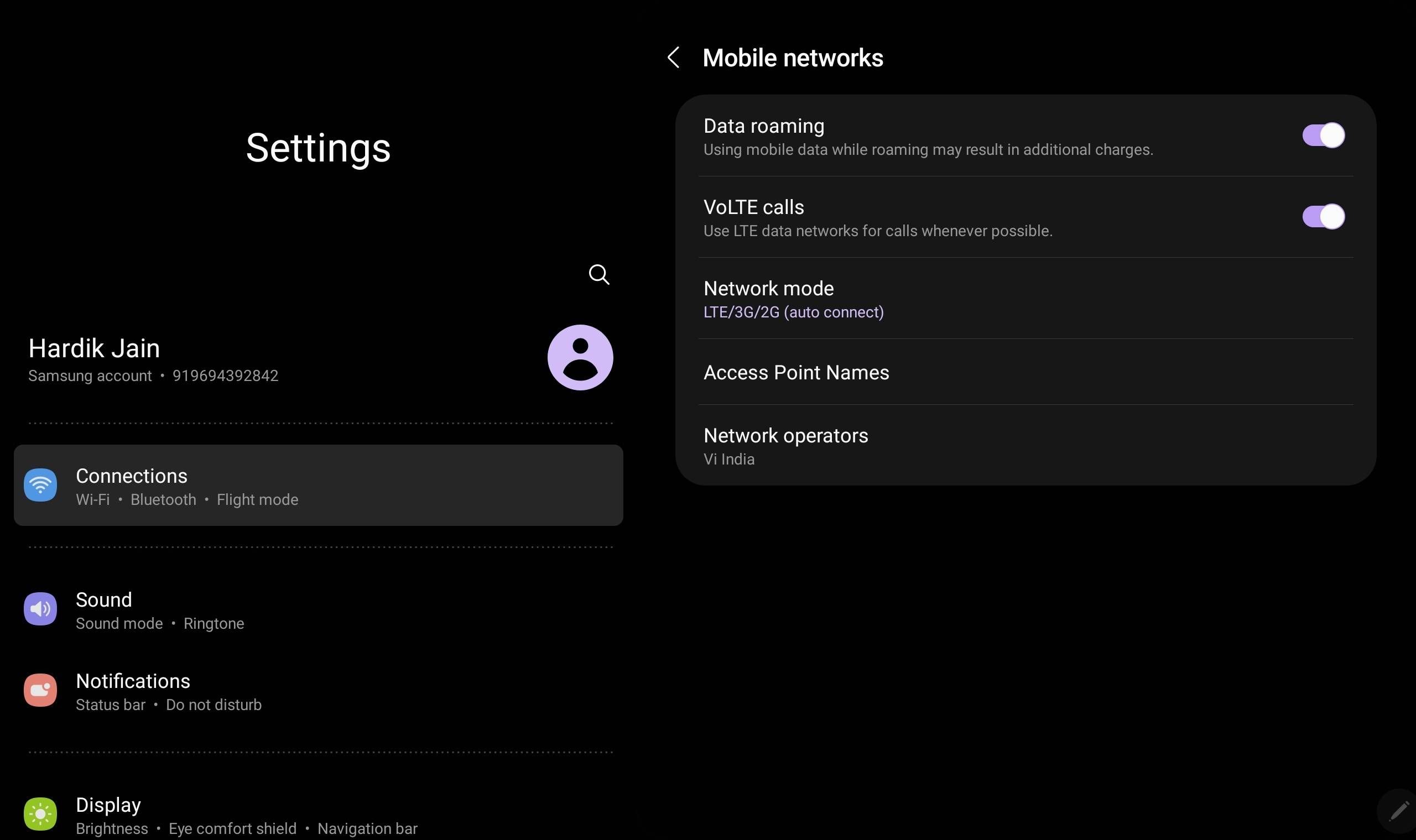 Unable to use data during calls - Samsung Members