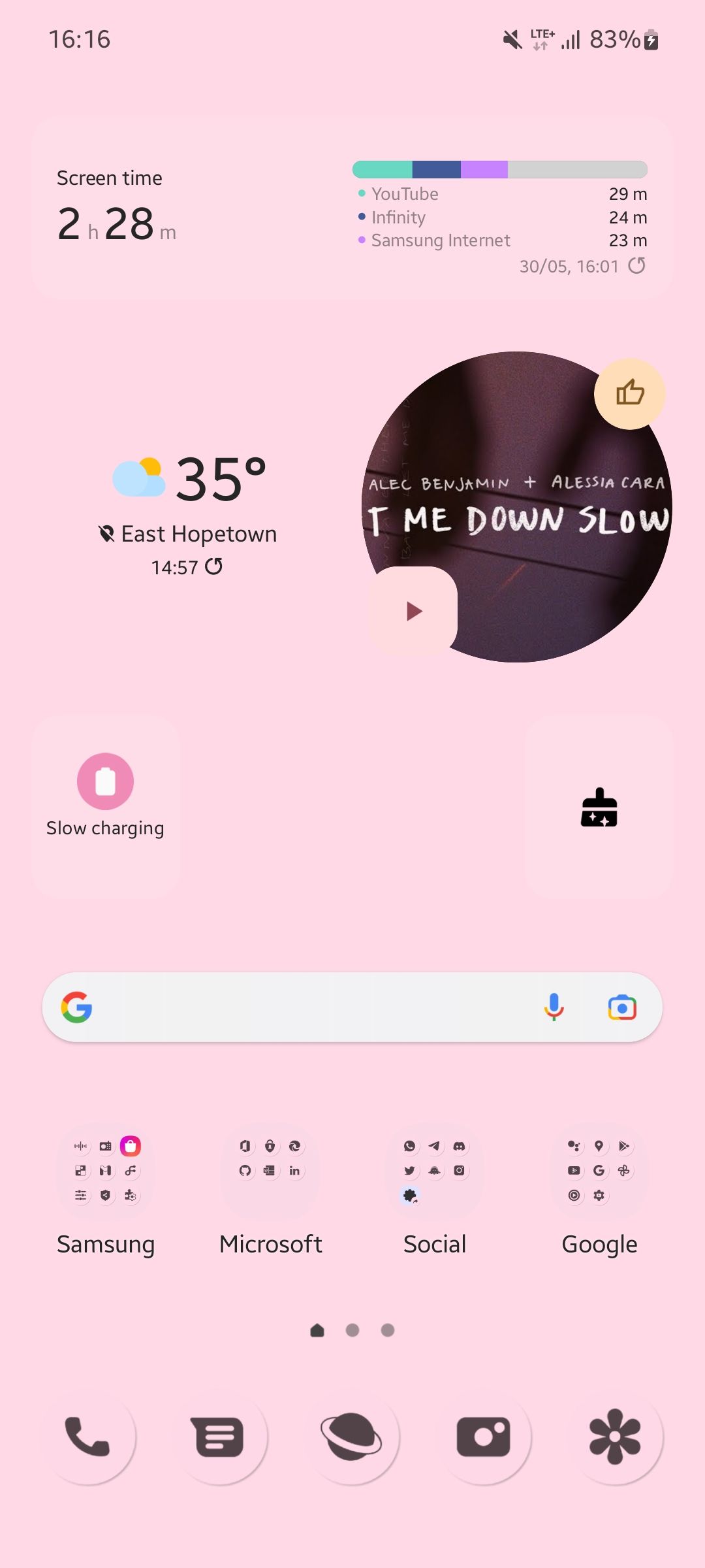 Homescreen Setup - Samsung Members