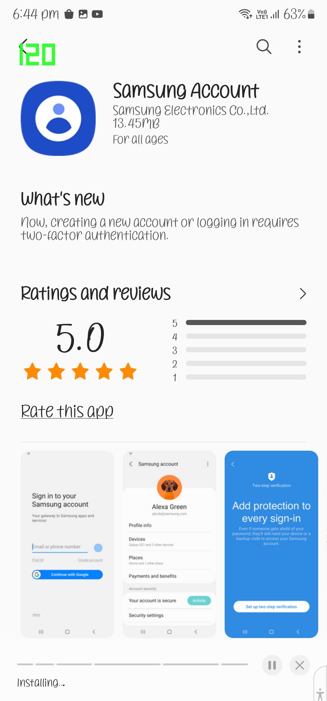 Samsung account update - Samsung Members