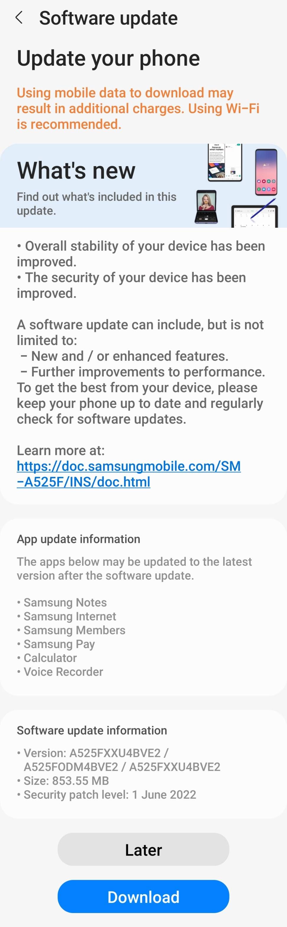 June Security Patch Update. - Samsung Members