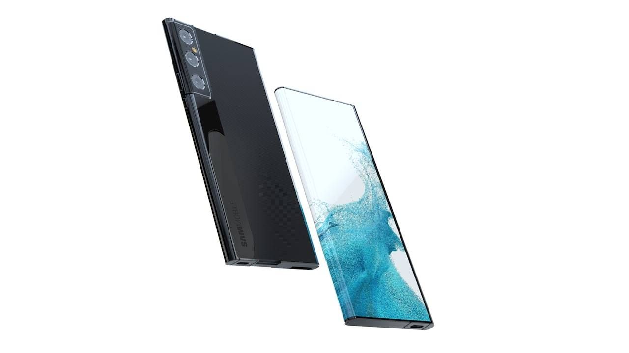 Samsung rollable display smartphone renders - Samsung Members