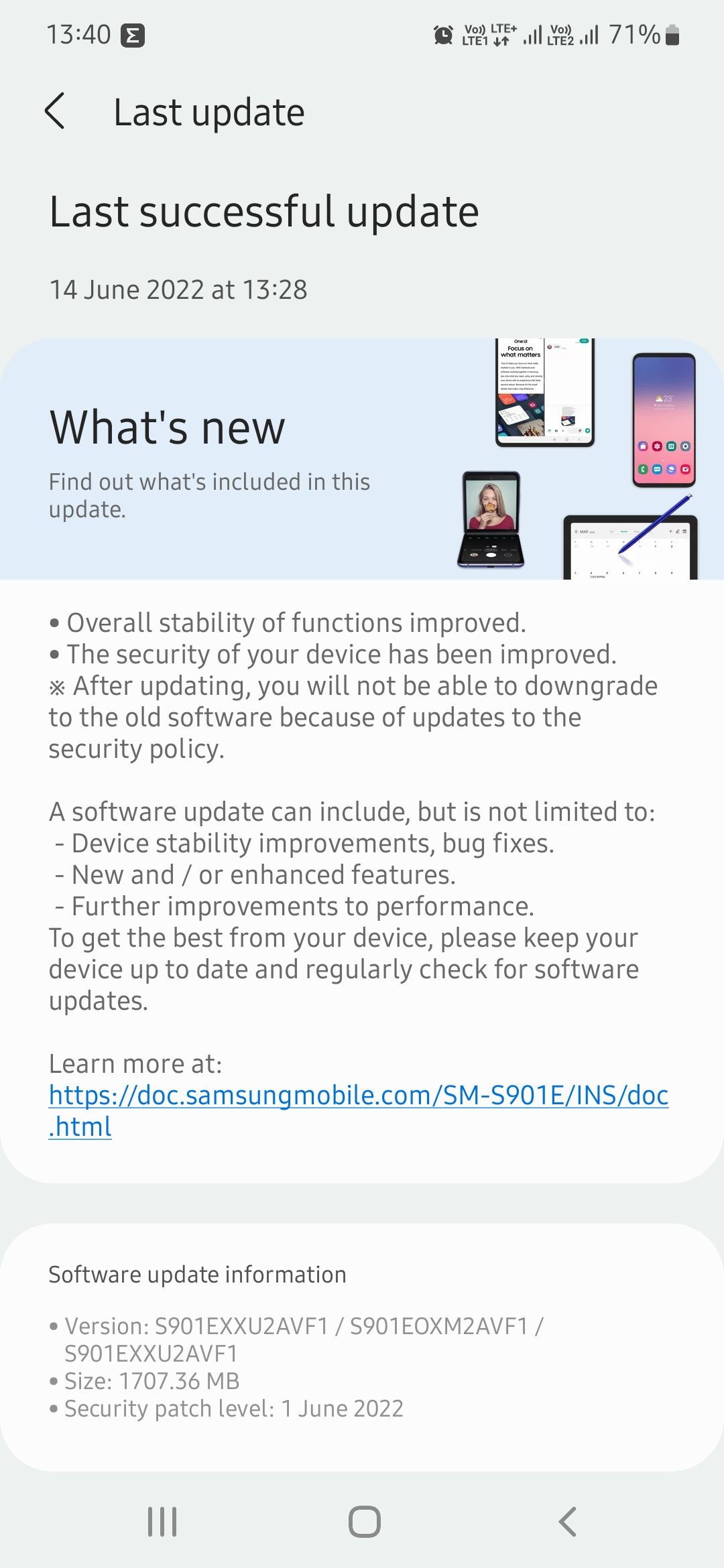 S22 June update - Samsung Members