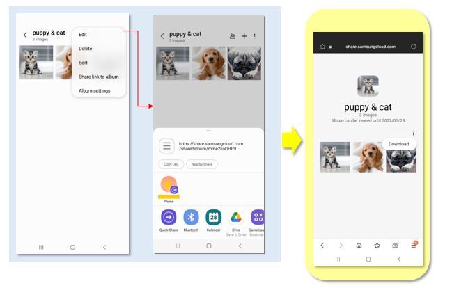 New feature for shared albums in the Gallery - Samsung Members