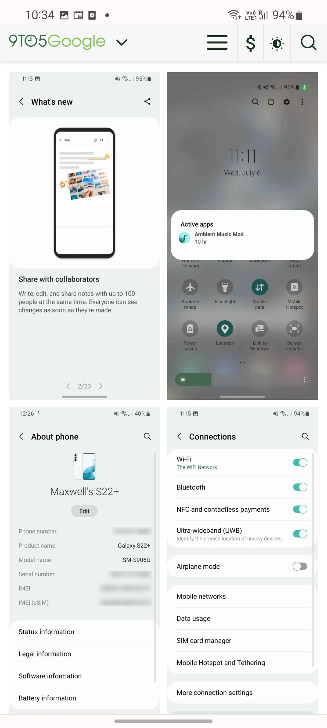 Exclusive:: One UI 5 Screenshots - Samsung Members