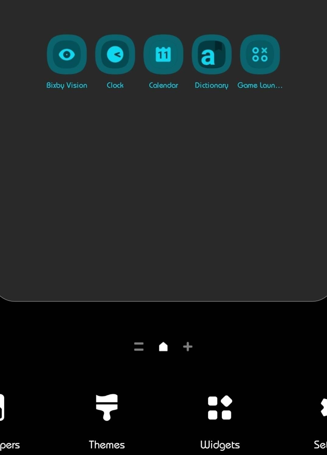 How to set custom colour of app icon label in apps... - Samsung Members