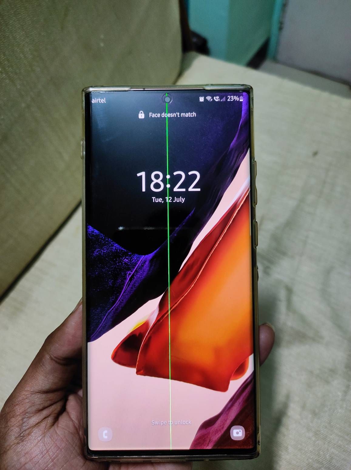 Note20Ultra Green Line Issue in Display Just Like ... - Samsung Members