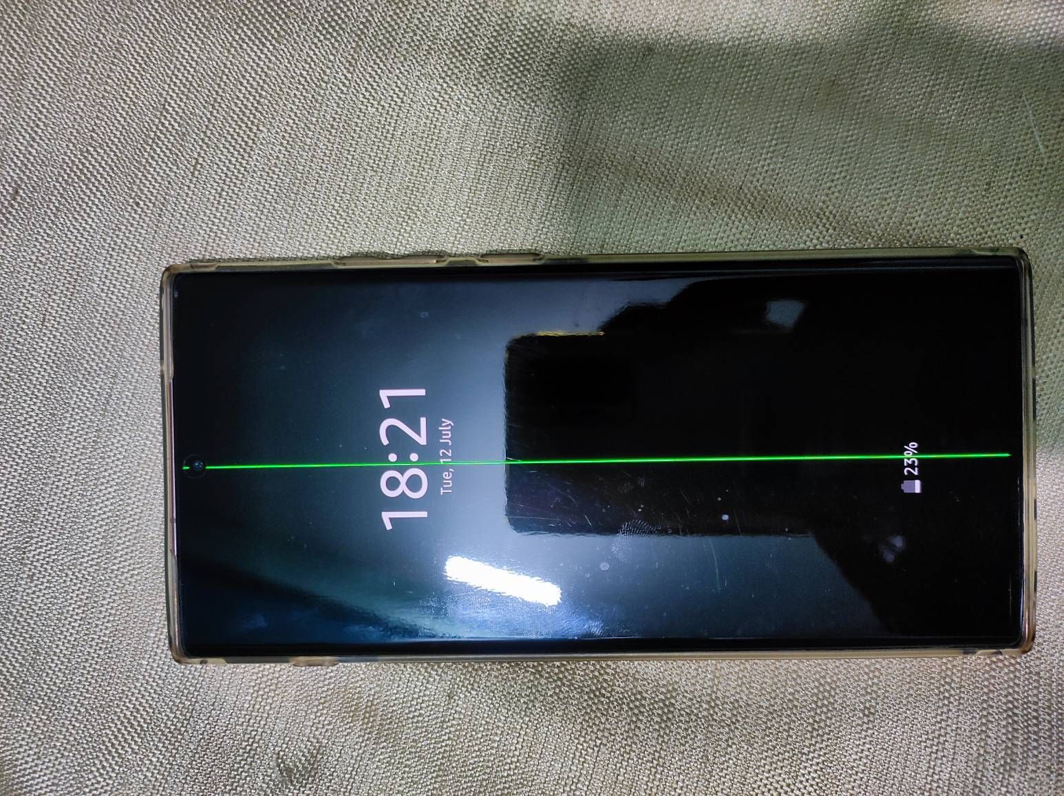 Note20Ultra Green Line Issue in Display Just Like ... - Samsung Members