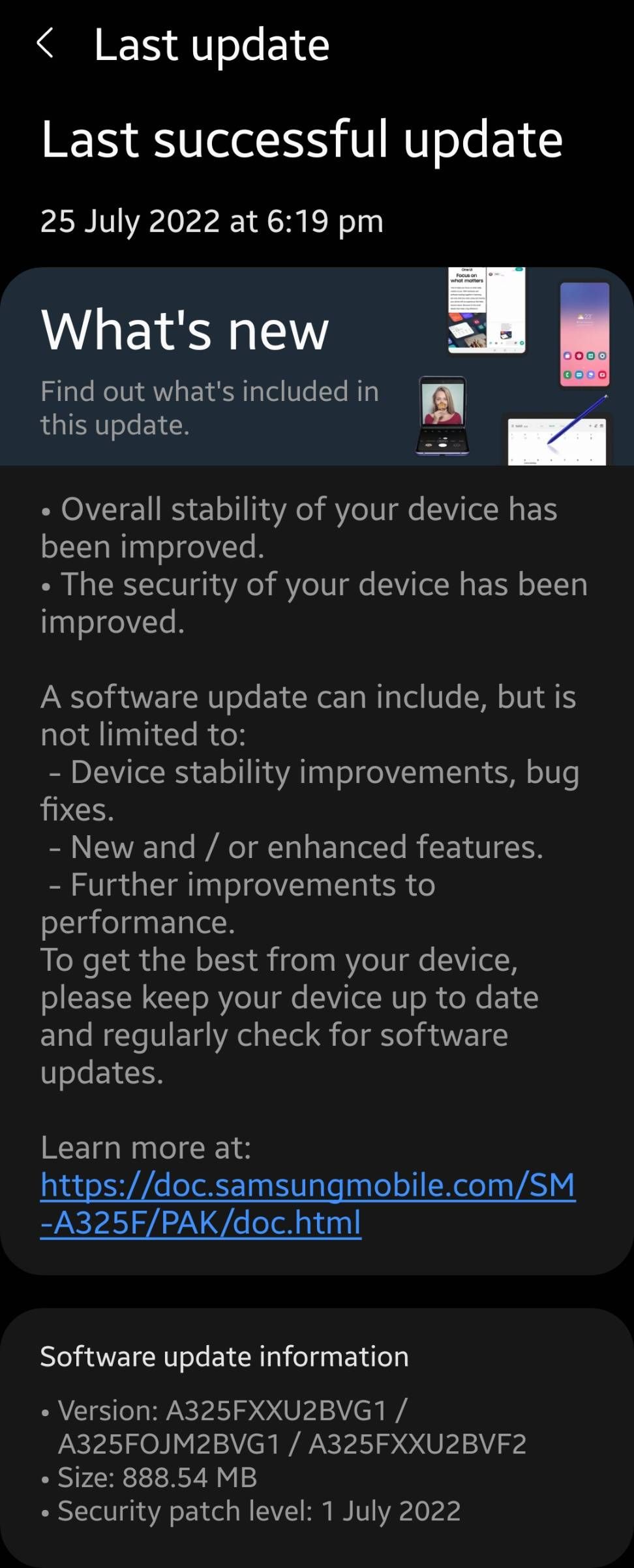 Samsung A32 got big update - Samsung Members