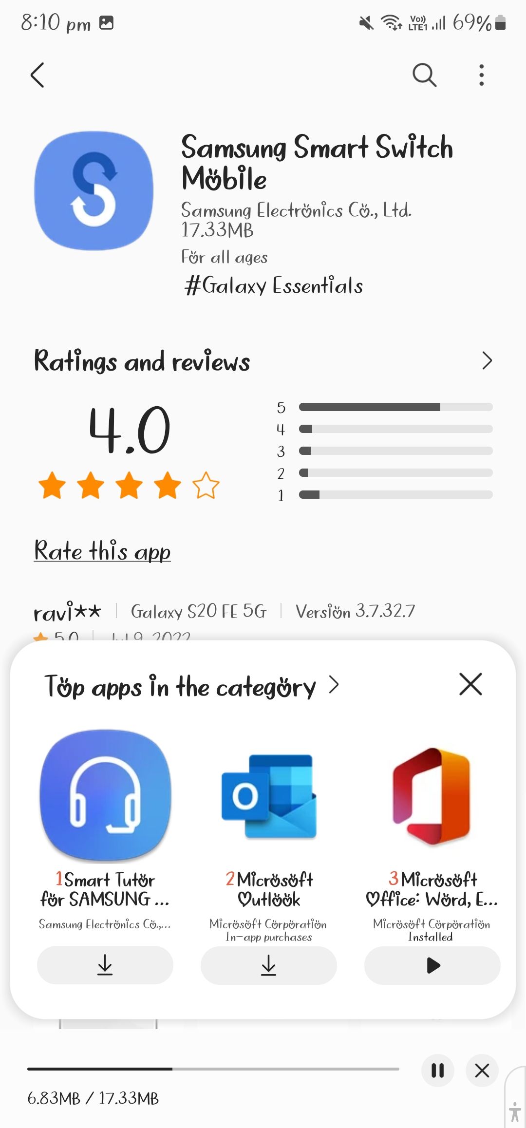 Samsung smart switch mobile app update - Samsung Members