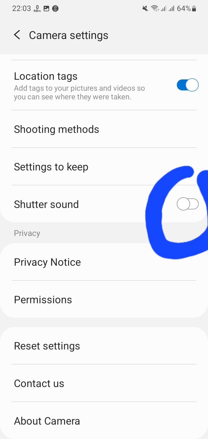 About camera App - Samsung Members