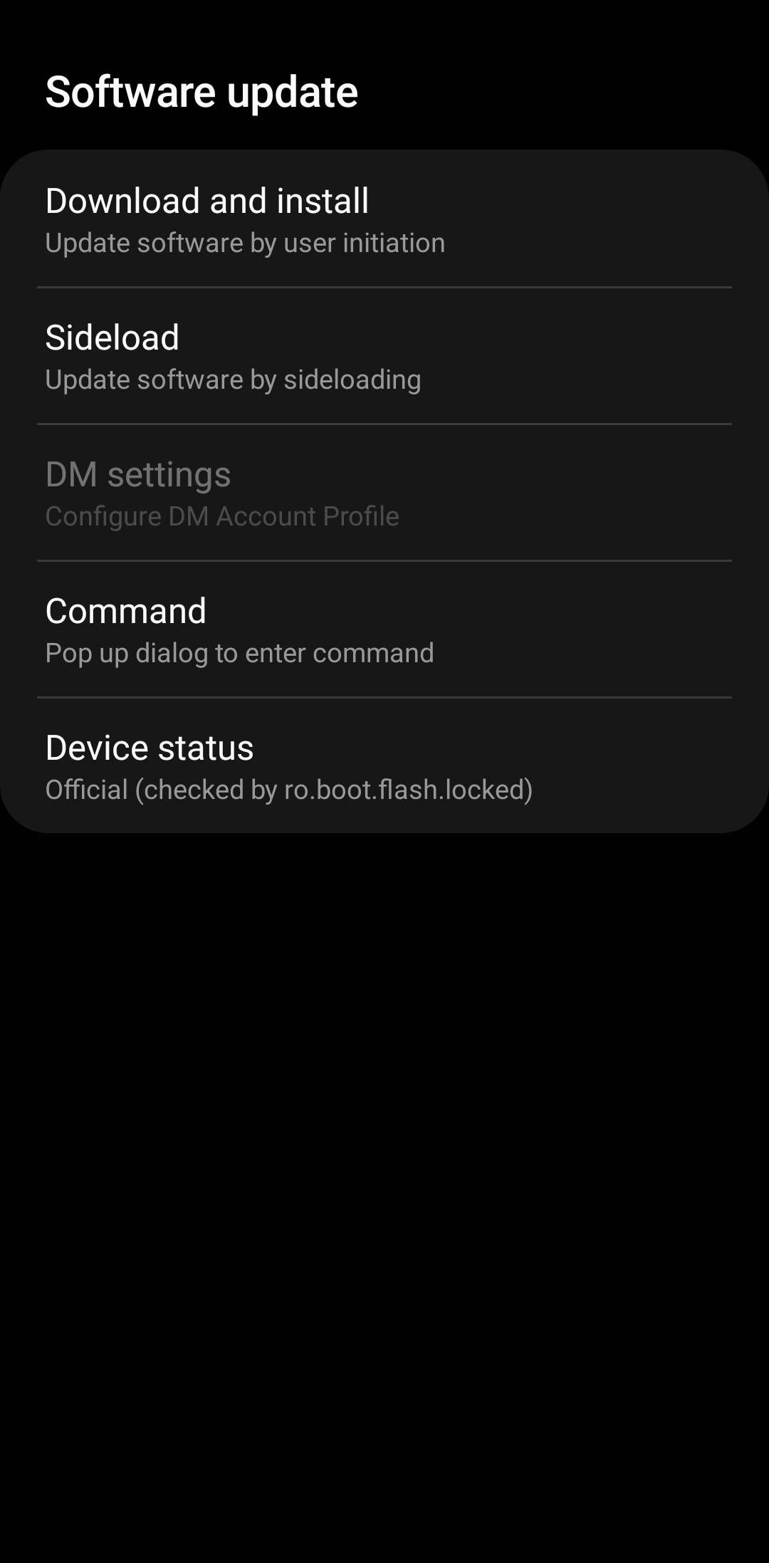 Repair Mode & Sideload Software Update - Samsung Members