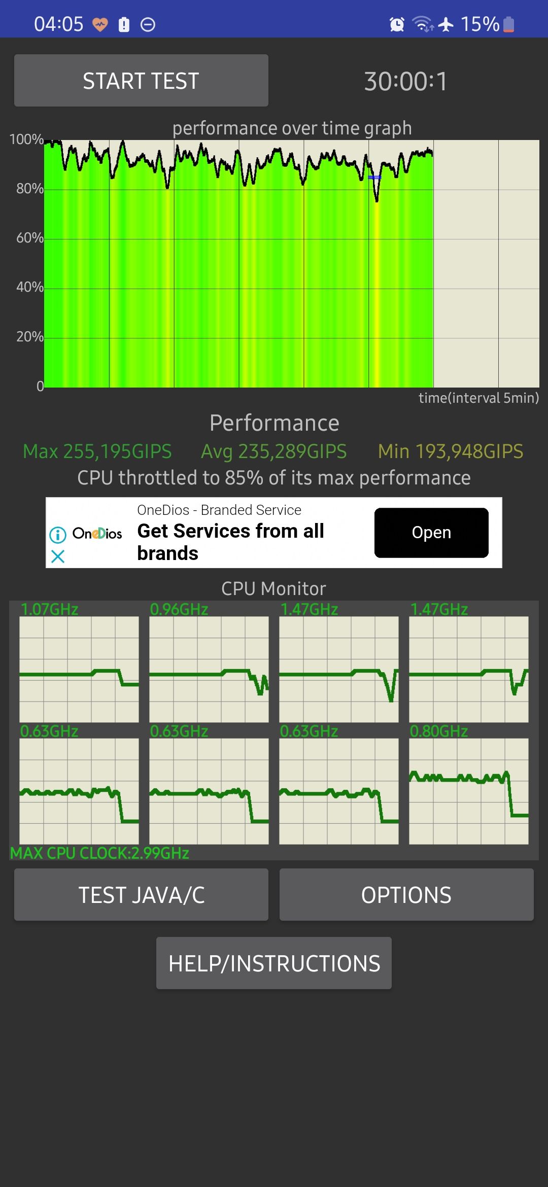 CPU THROTTLE test results after August Update 📣 ... - Samsung Members