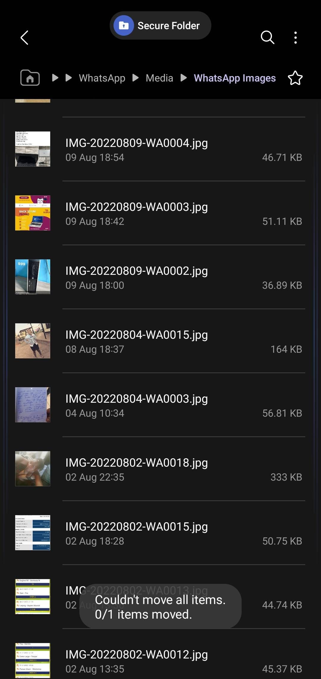 Secure Folder not working - Samsung Members