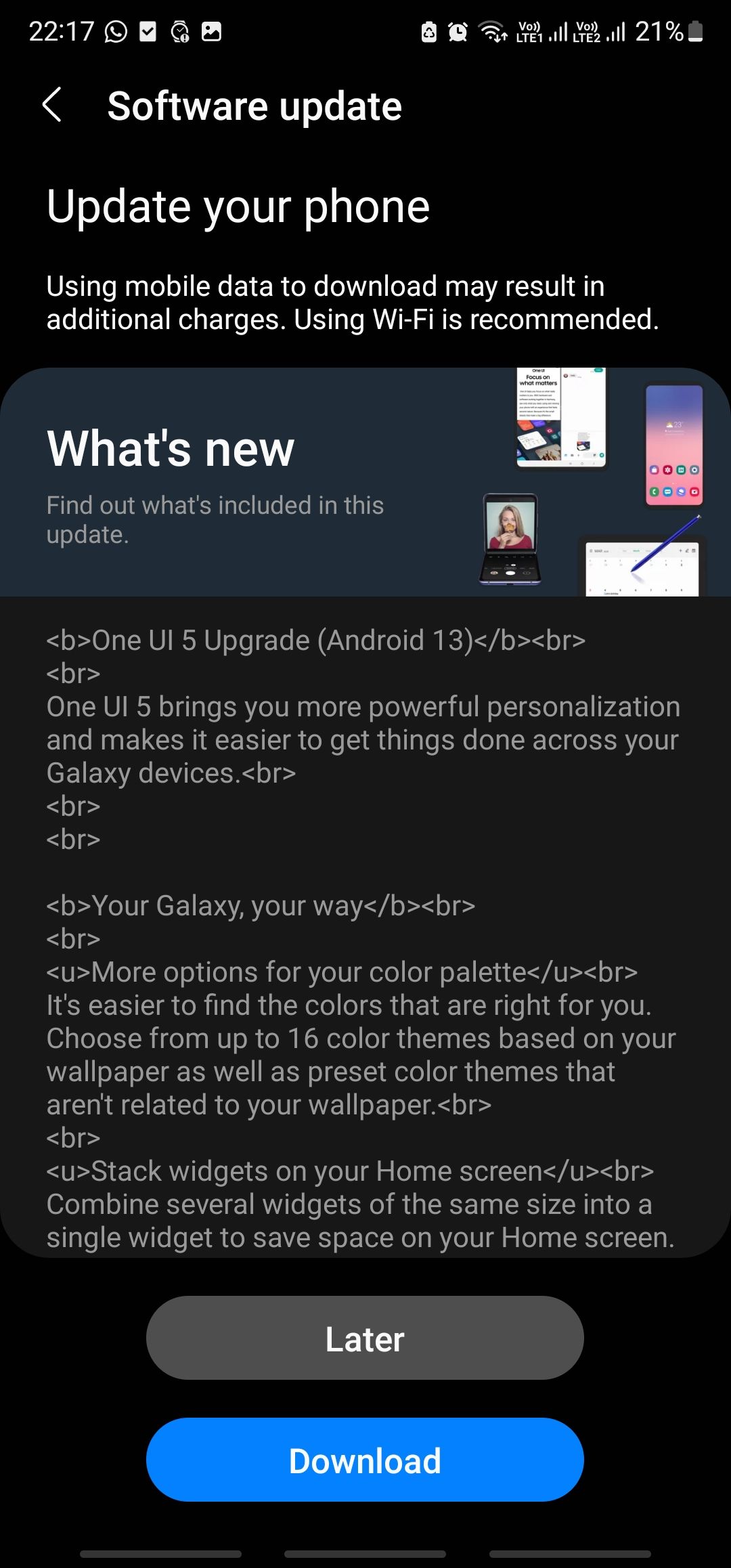 OneUI 5 beta for S22 series - Page 3 - Samsung Members