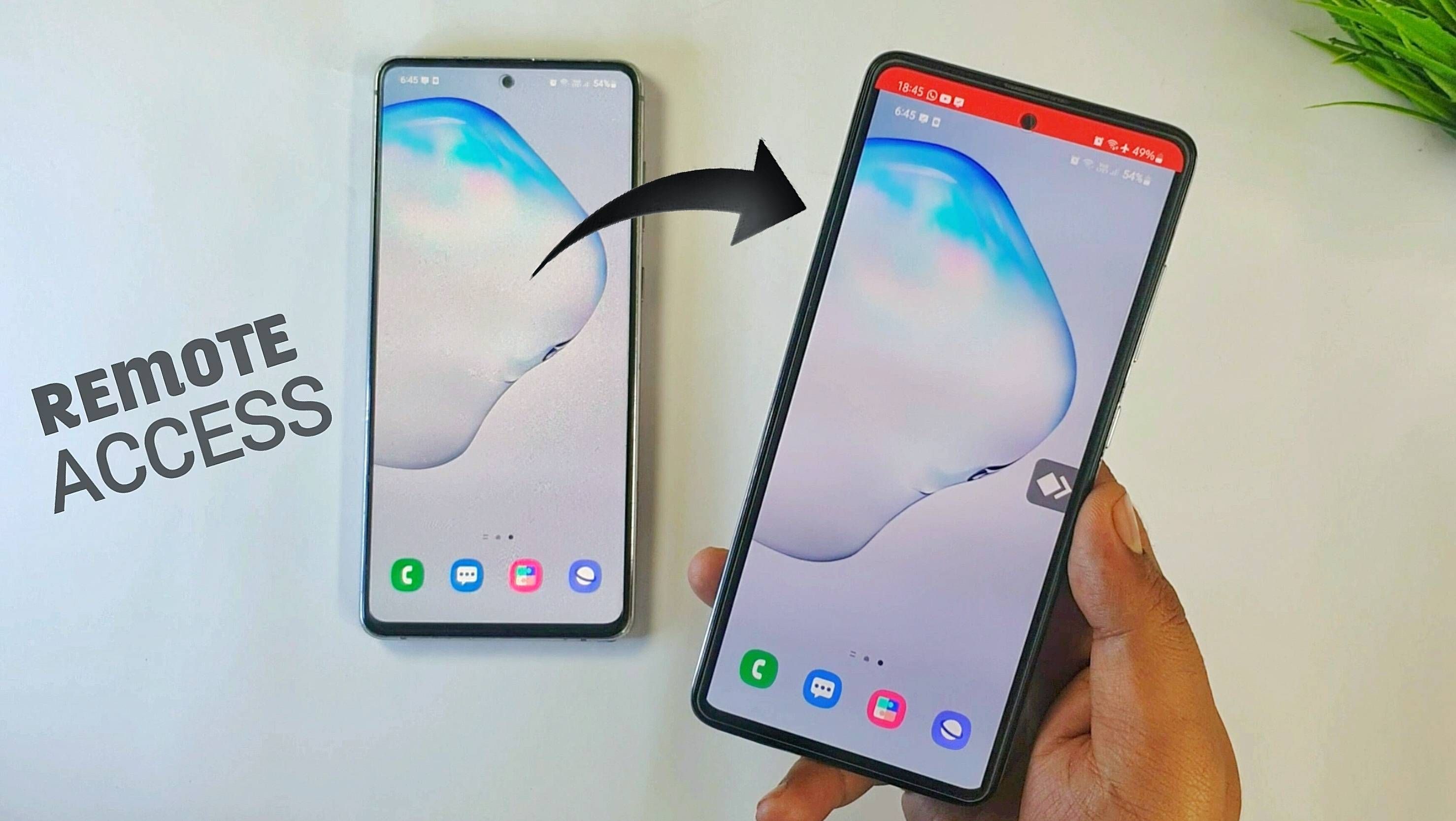 Remotely control other Android Smartphones - Samsung Members