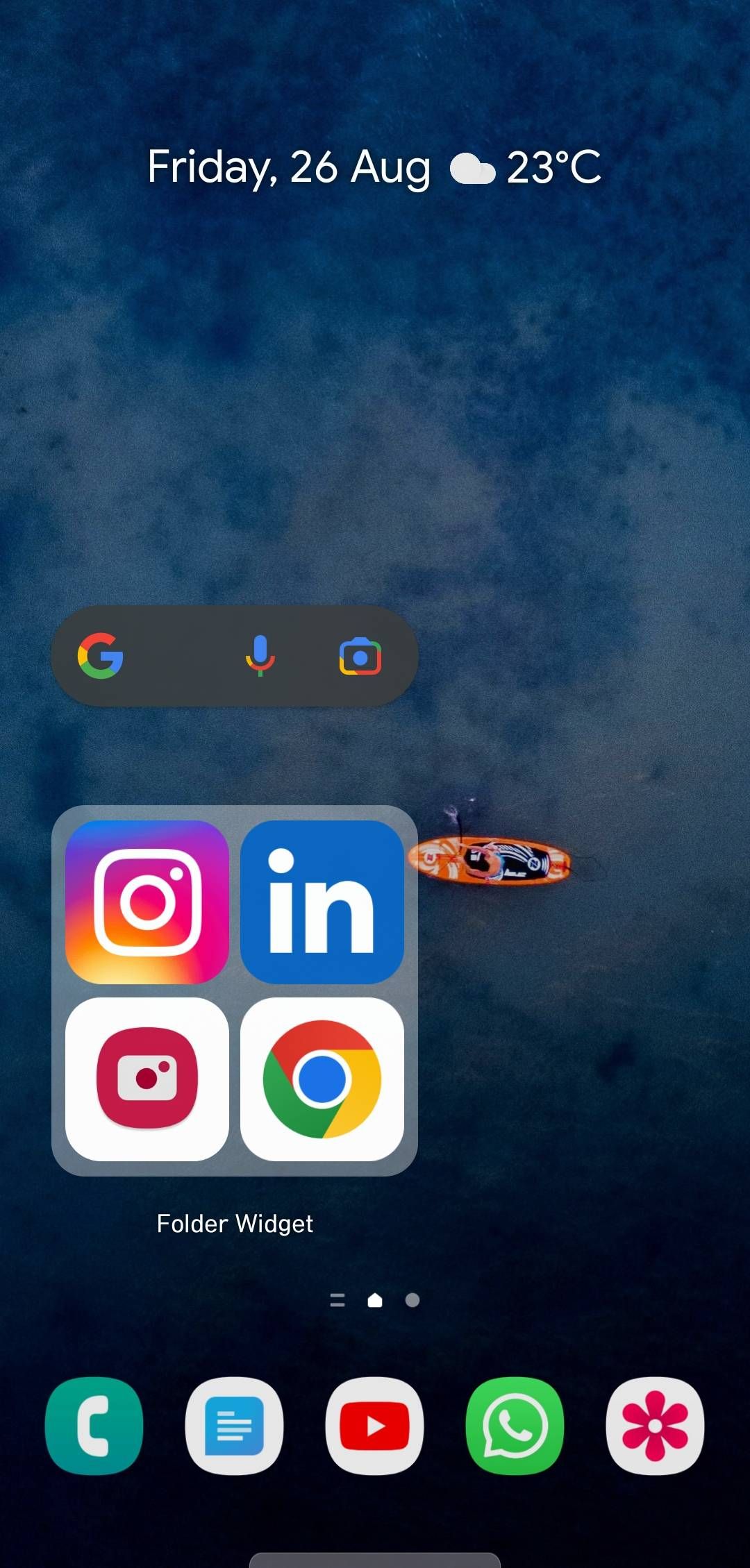 Folder widget - Samsung Members