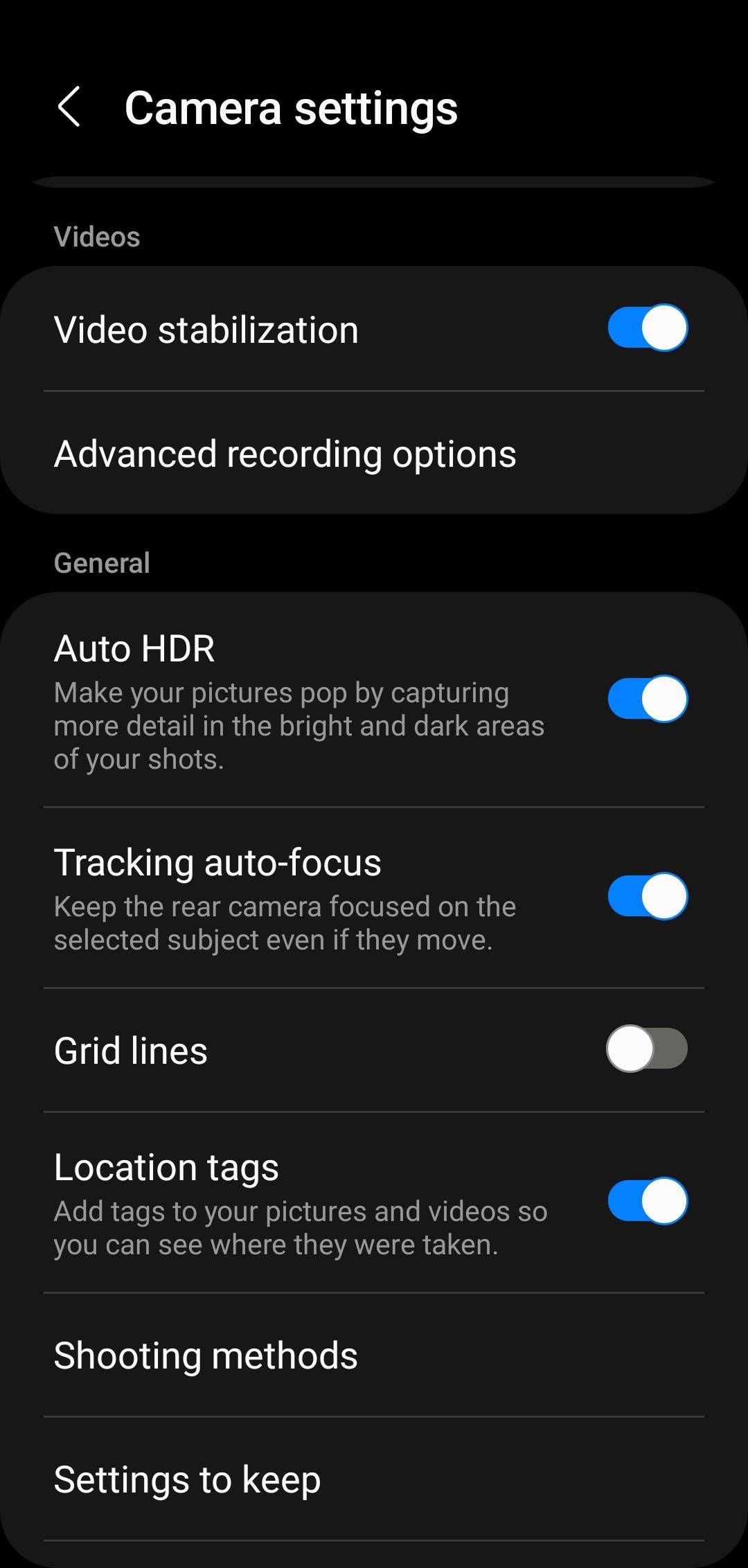 S20 FE 5g Camera HDR mode? - Samsung Members