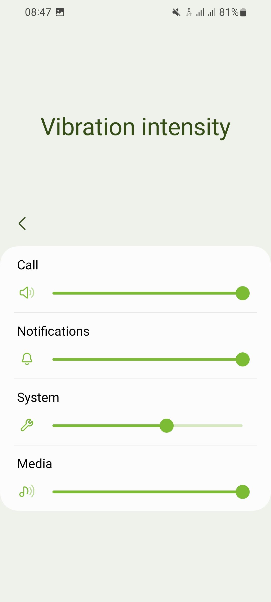 One ui 5 new vibration settings - Samsung Members