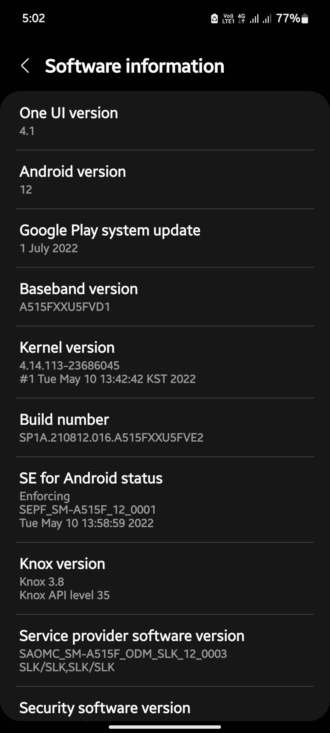Solved: Security patch levels - Samsung Members
